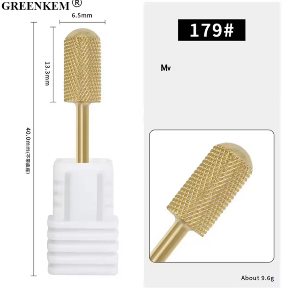 Stainless Steel Gold Large Barrel with Safety – Take Over Nail & Lash ...