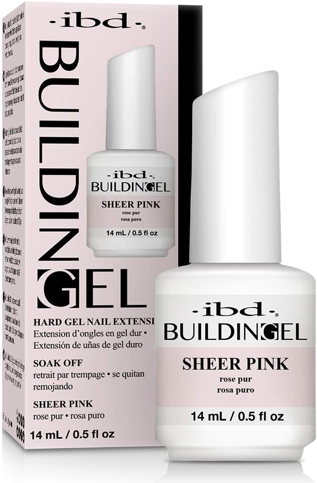 IBD Building Gel, 0.5 fl oz, Sheer Pink – Take Over Nail & Lash Supplies