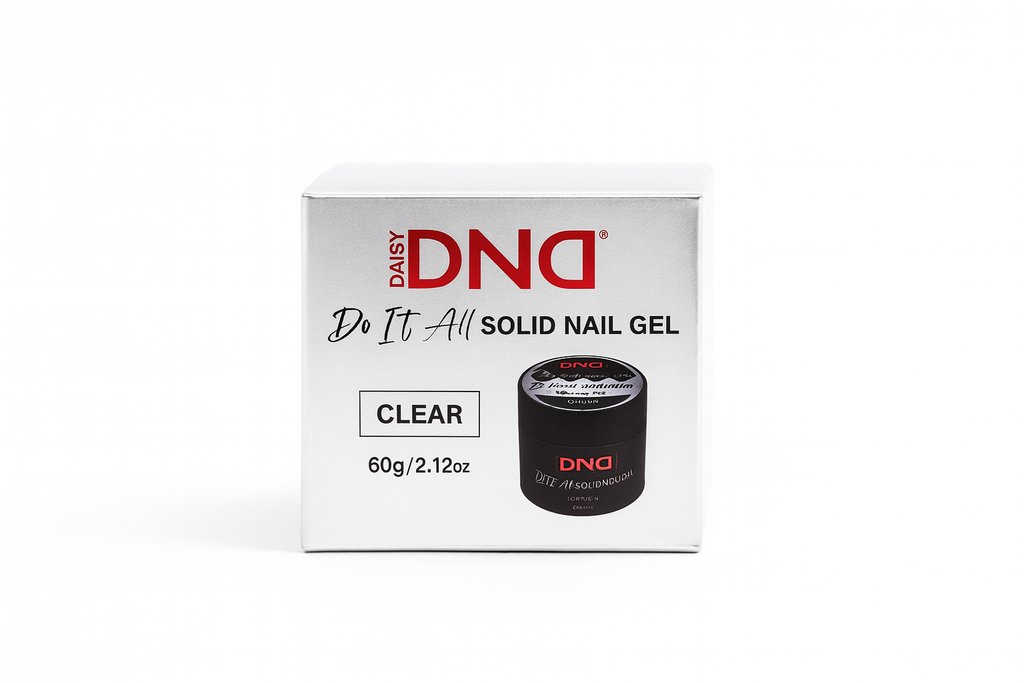 DND “Do it All” Clear Solid Nail Gel – Take Over Nail & Lash Supplies