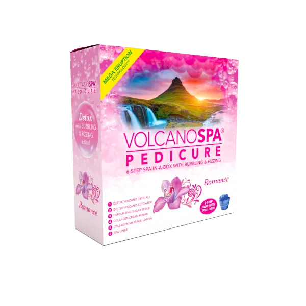Volcano Spa “Romance” Eruption Pedicure 6 Step Kit – Take Over Nail ...